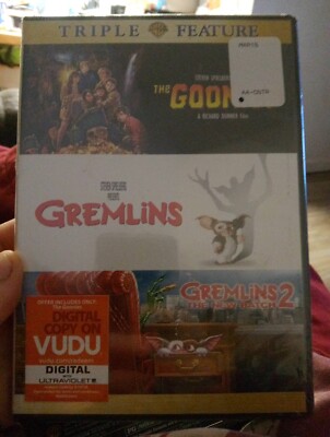 BRAND NEW/SEALED GOONIES, GREMLINS & GREMLINS 2 NEW BATCH 3 DVD SET ...
