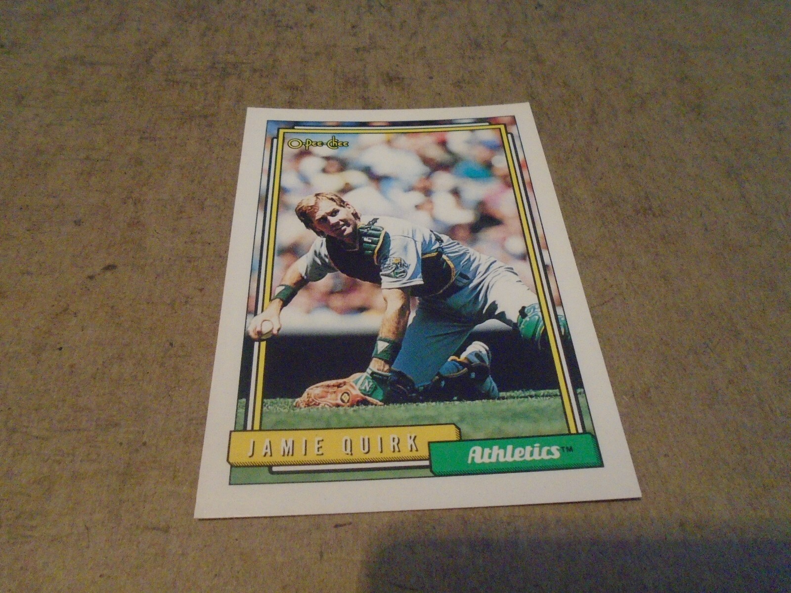 1992 OPC Baseball CARDS / 19 ATHLETICS OAKLAND JAMIE QUIRK | eBay