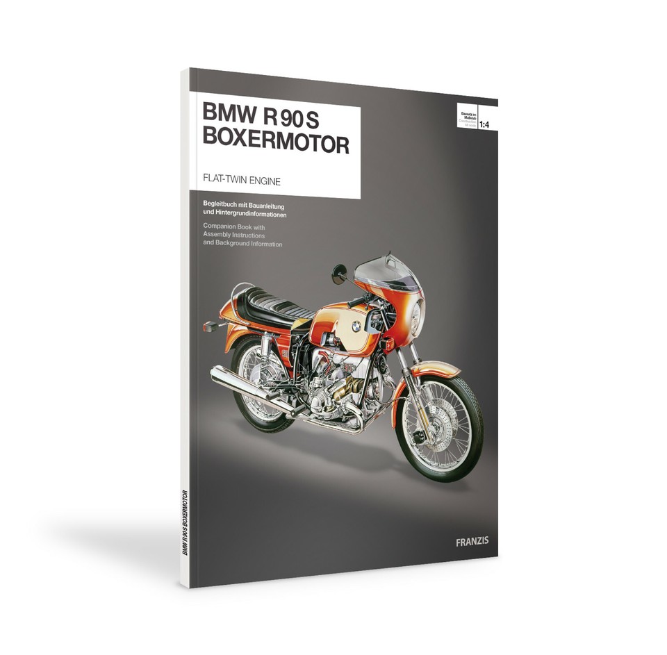 BMW R/90-S Flat Twin "Airhead" Engine Model Kit with Collector's Manual ...