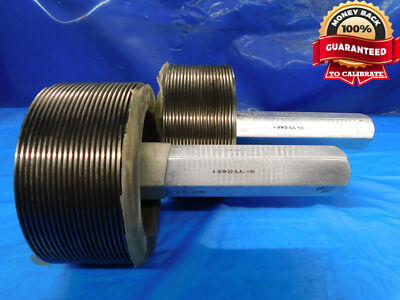 4 5/8 10 NA 2G ACME SET THREAD PLUG GAGE 4.625 GO NO GO P.D.'S = 4.5579 ...