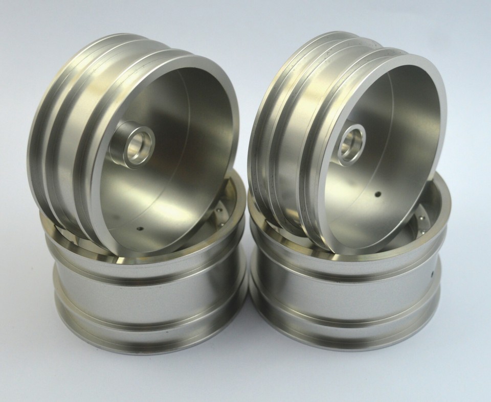 Vintage 2.2“Aluminum Wheels Silver For Team Associated RC10 World's Car ...