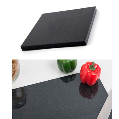 Small Black Granite Trivet Chopping Board kitchen Work Top Surface ...