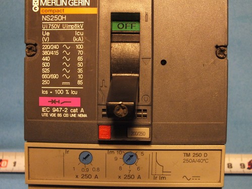 MERLIN GERIN Compact NS250H & TM250D (NS100-160-250 N/H/NA) | eBay UK