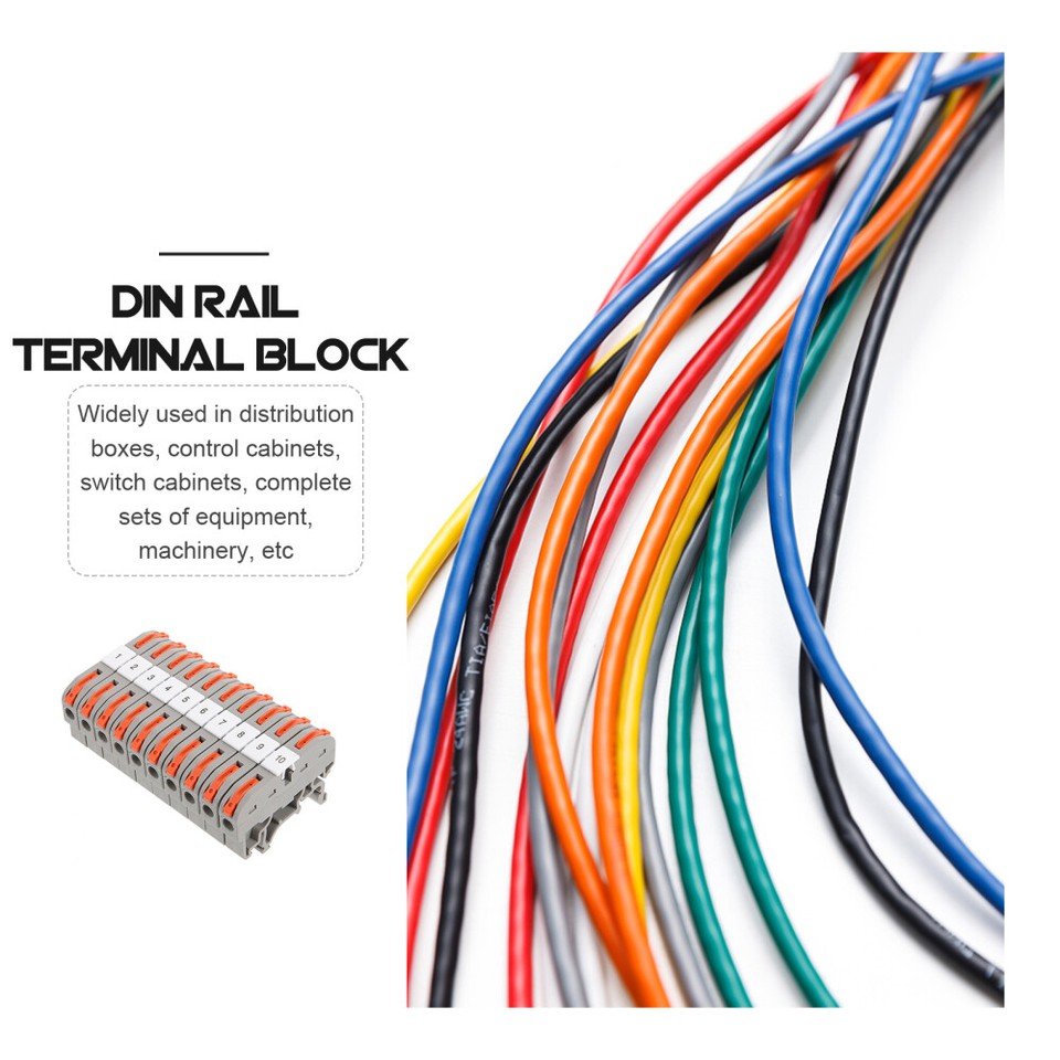 10 Sets Connector Terminals Low Voltage Block Electrical Connectors Kit ...
