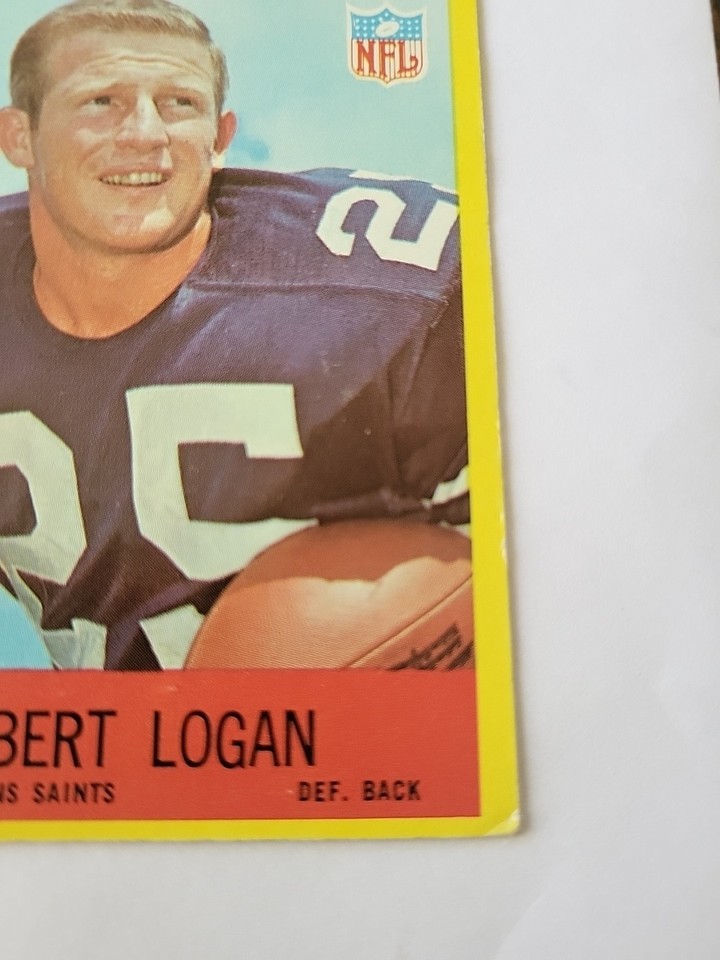 1967 Philadelphia - #126 Obert Logan New Orleans Saints | eBay
