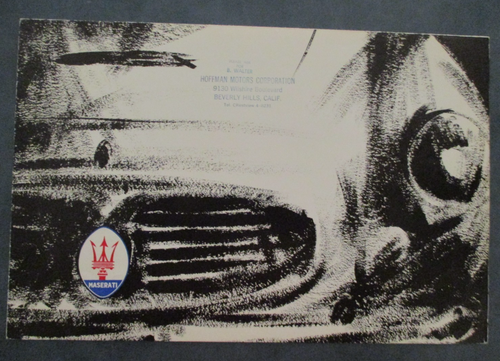 MASERATI 3500GT - Multi-Language Sales Brochure - Original | eBay