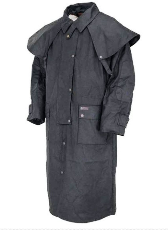 Outback Trading Low Rider Duster Oilskin Slicker Brown Black REG & BIG ...