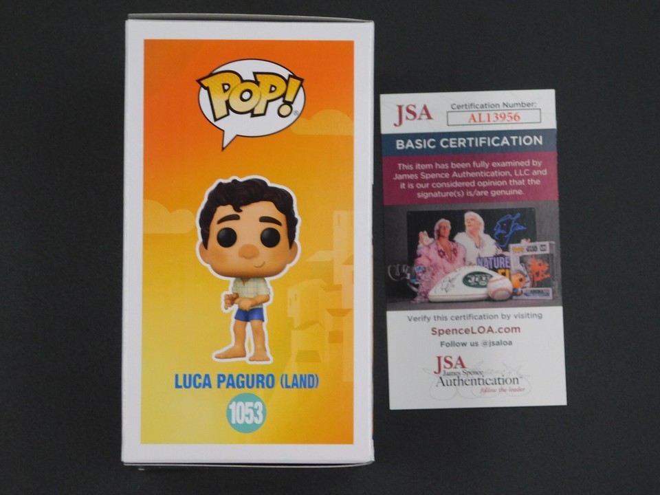 Jacob Tremblay Signed Autographed Vinyl Funko Pop! 1053 Luca Paguro JSA ...