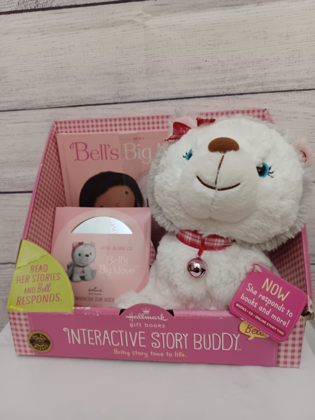 Hallmark Jingle All The Way Interactive Story Buddy Plush 3 PC Set Book ...