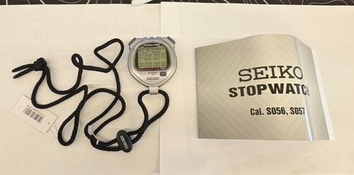 Seiko 300 Lap Split Memory Timer Stopwatch For Aquatic Sports - Black 4954628055828| eBay