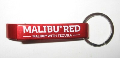 Malibu Red - Malibu Rum with Tequila KEY CHAIN BOTTLE / CAN OPENER | eBay