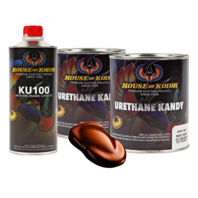 House of Kolor UK07 Root Beer Urethane Kandy Kolor Kit w/ Catalyst (2 ...