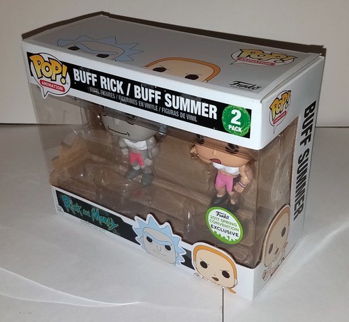 Funko POP! Rick and Morty - Buff Rick & Buff Summer (2017 Spring Con ...