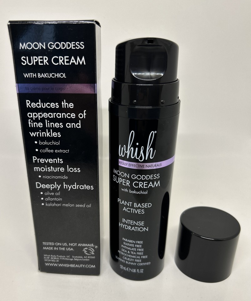 Whish SUPER CREAM w/Bakuchiol MOON GODDESS Intense Hydration LIMITED ED ...