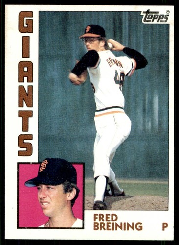 1984 TOPPS - #428 FRED BREINING SAN FRANCISCO GIANTS | eBay