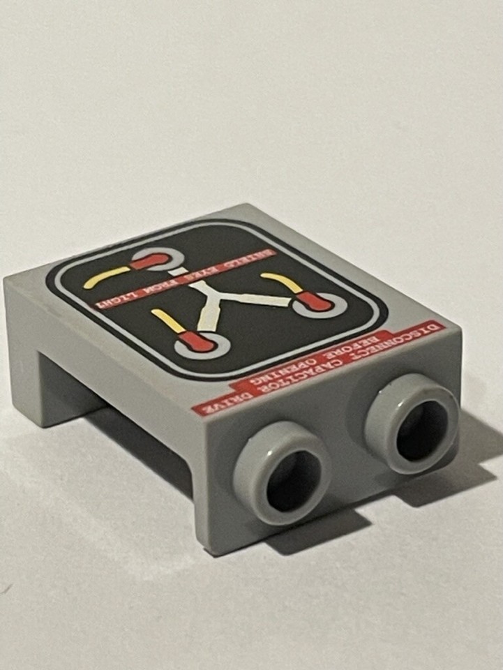 Lego Flux Capacitor Panel BACK TO FUTURE Delorean Vintage 2013 Set ...