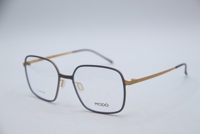 NEW MODO MODEL 4108 NAVY GREY GOLD AUTHENTIC FRAMES EYEGLASSES 53-18 | eBay