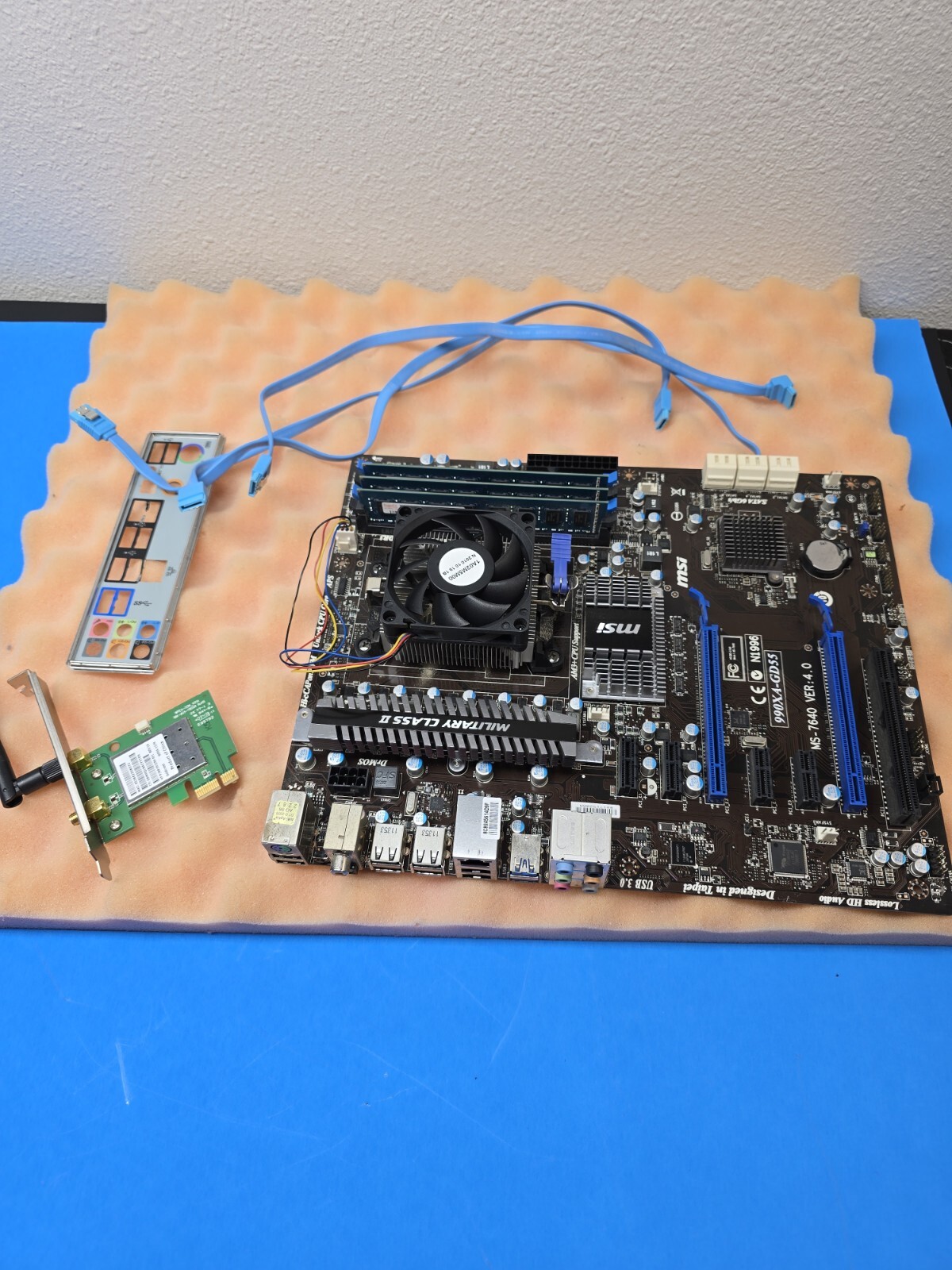 MSI 990XA-GD55 AMD 990X ATX AM3+ DDR3 Desktop Motherboard Systemboard ...