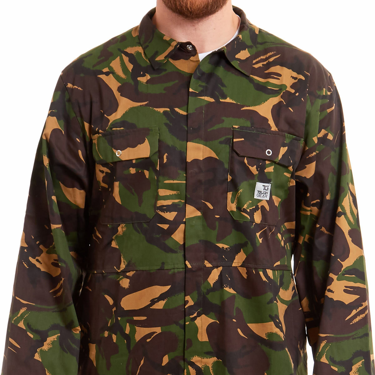 Camo Boilersuit Workwear Army Coveralls Overalls Boiler Suit Military ...