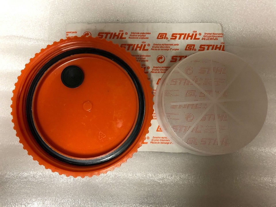 stihl sg20 sprayer tank container cap and screen 4247 700 0900 NEW OEM ...