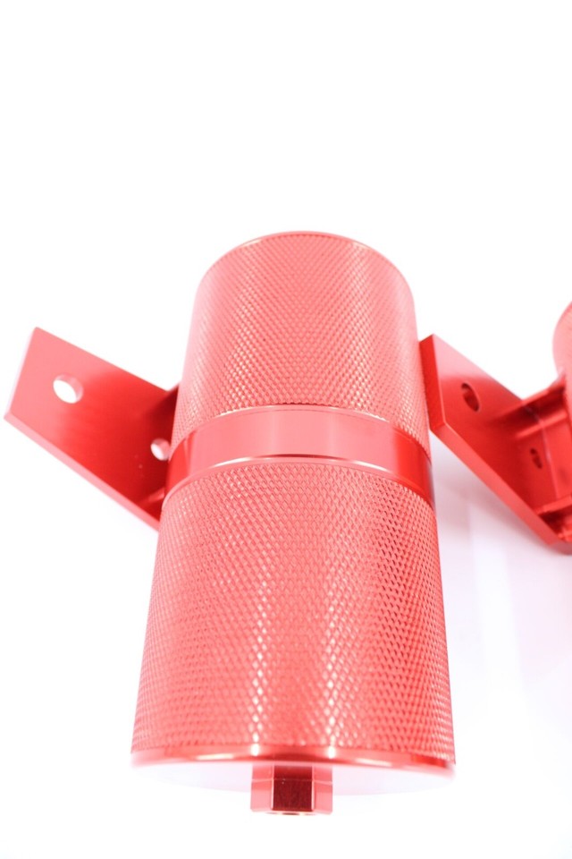 VTT BMW N54 Billet Vacuum (Boost Control) Tanks - Red | eBay