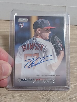 2023 Topps Stadium Club Zack Thompson On Card Rookie Auto Autograph RC ...