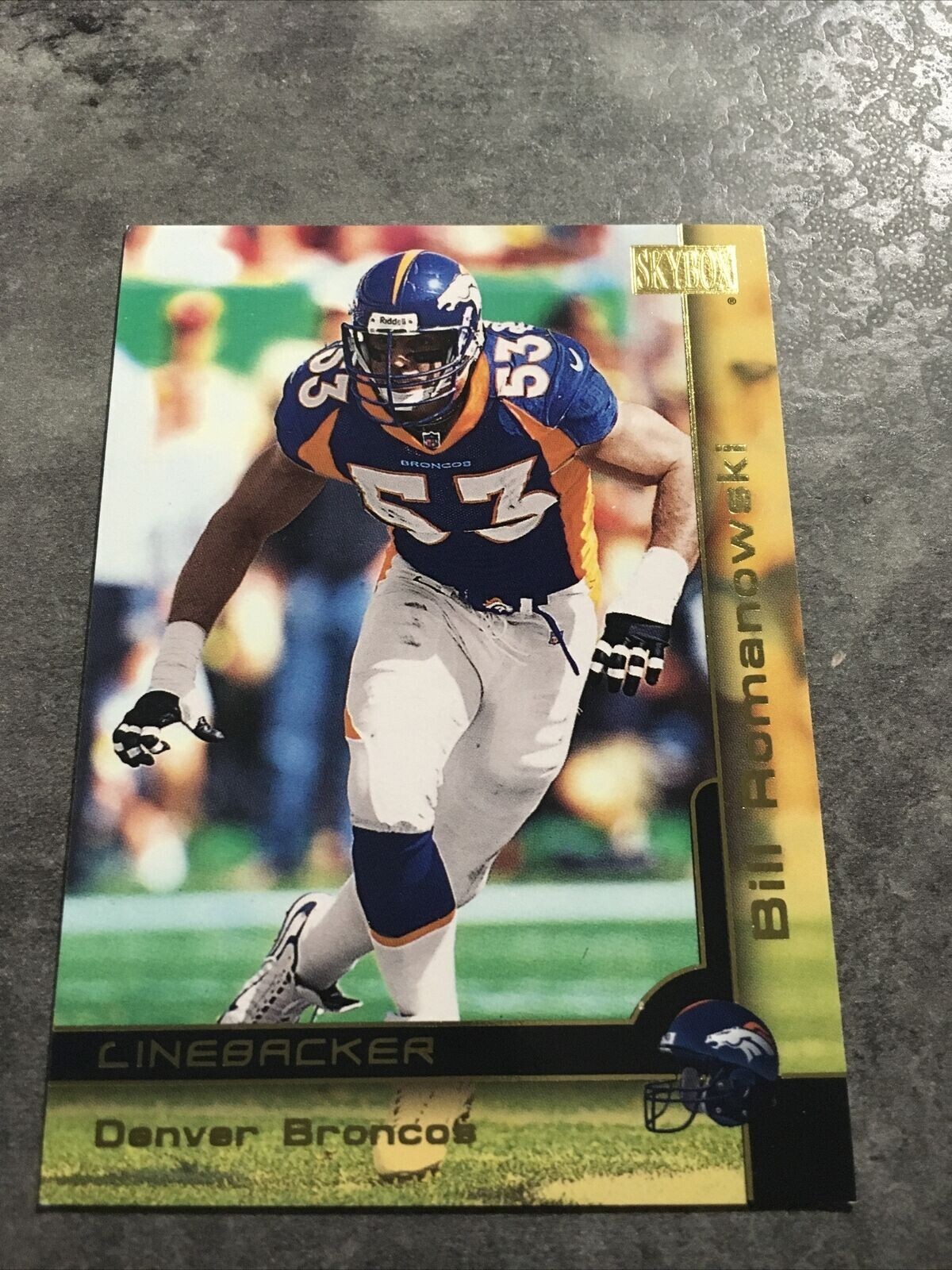 Bill Romanowski Broncos 2000 Skybox #121 | eBay
