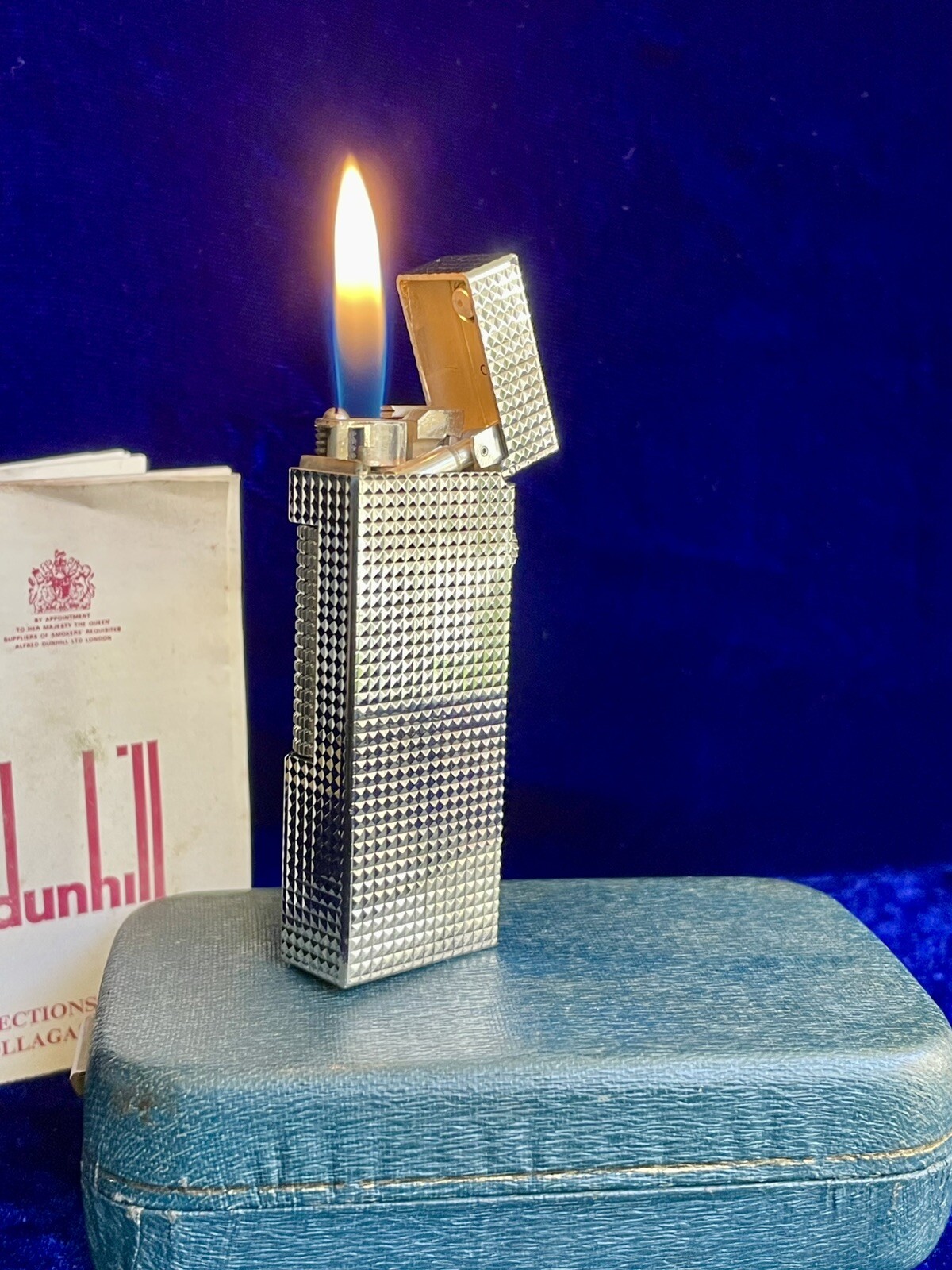 Vintage Dunhill Lighter Rollagas Super Mint Condition Works 1 Year ...