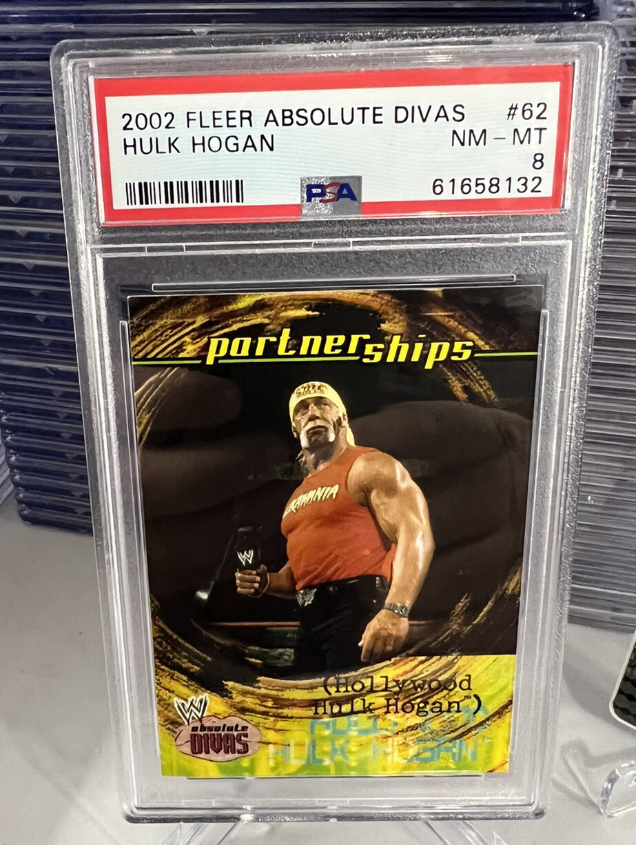 hulk hogan 2002 fleer wwe absolute divas #62 psa 8 pop 1 | eBay