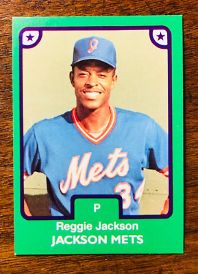 Vintage Baseball REGGIE JACKSON #5 TCMA 1984 Jackson Mets NM++ | eBay