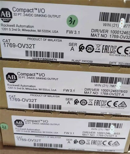 New Factory Sealed AB 1769-OV32T SER A Compact I/O Output Module ...