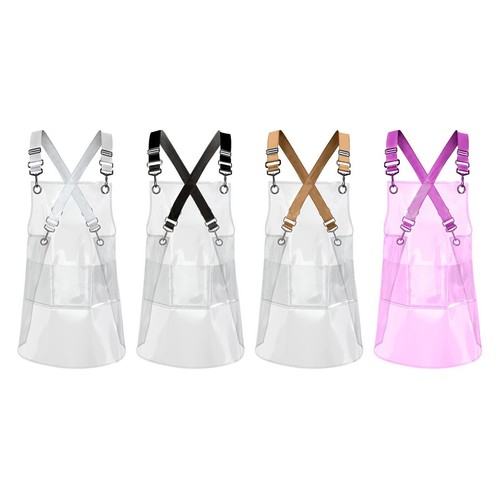 Transparent Apron Kitchen Baking Apron Barbecue Sturdy Transparent TPU ...