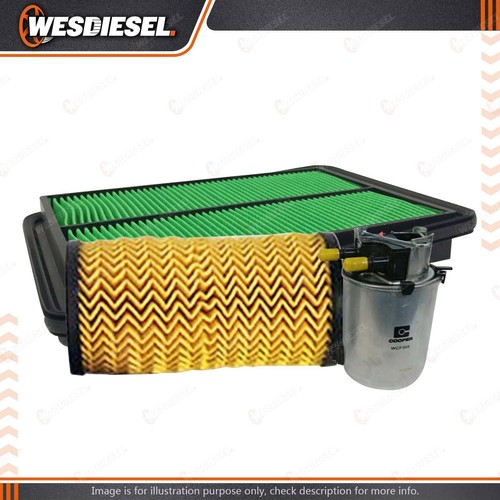 Wesfil Oil Air Fuel Filter Service Kit fits Nissan Qashqai J11 X-Trail ...