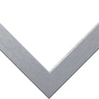 Craig Frames Essentials, 1 Inch Wide Modern Brushed Silver Picture ...