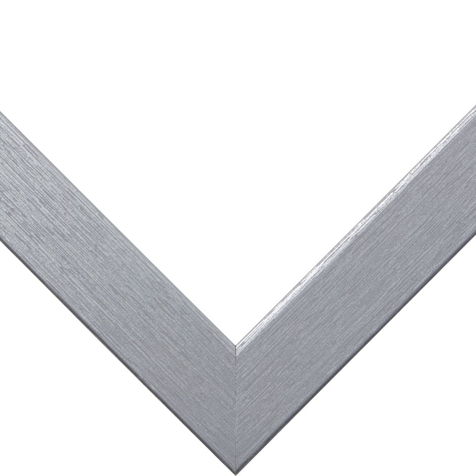 Craig Frames Essentials, 1 Inch Wide Modern Brushed Silver Picture ...