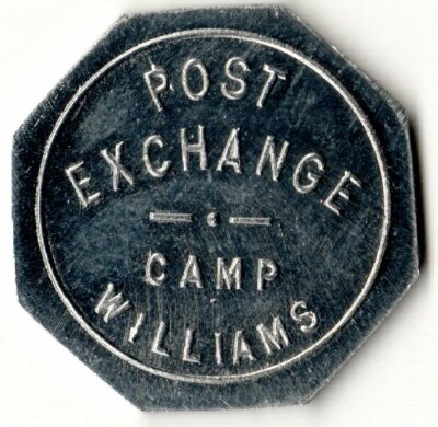 Post Exchange Camp Williams, Wisconsin Good For 5 Cents MDSE | eBay