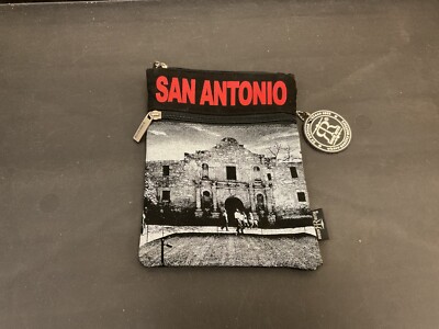 Two Pocket Purse Messenger Bag Robin Ruth San Antonio Red White Black ...