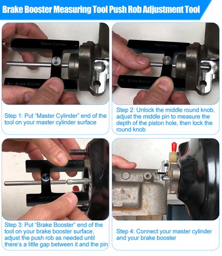 Brake Booster Push Rod Adjustment Tool For Most Brake Boosters w ...