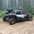 #715002881 Rear Tire Cargo Rack LinQ Pivoting Rack For 2017-2025 Can Am ...