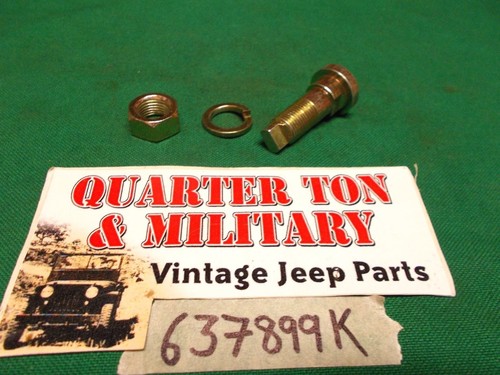 Lower Brake Eccentric or Anchor Pin fits jeep Willys MB GPW CJ2A M38 ...