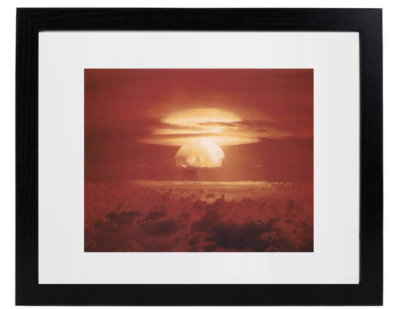 1954 Castle Bravo Blast Nuclear Bomb Explosion Matted & Framed Picture ...