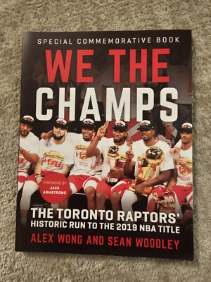 2019 NBA We The Champs Book Magazine Commemorative Toronto Raptors ...