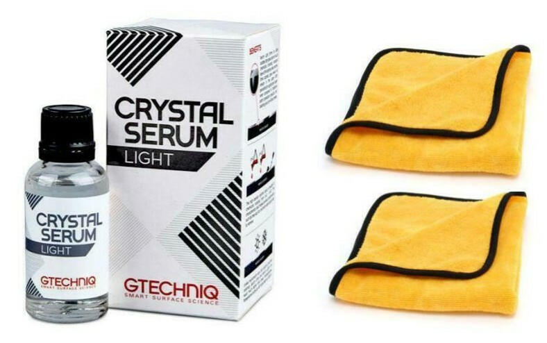 GTECHNIQ CRYSTAL SERUM LIGHT HIGH QUALITY CERAMIC COATING 30ML FREE TOWEL