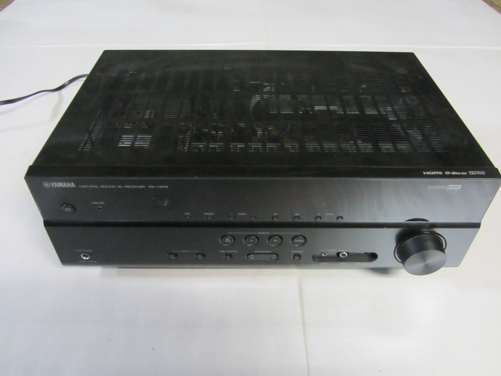 Yamaha RX-V375 5.1 Home Theater AV Receiver HDMI, Dolby DTS-HD w/ No ...