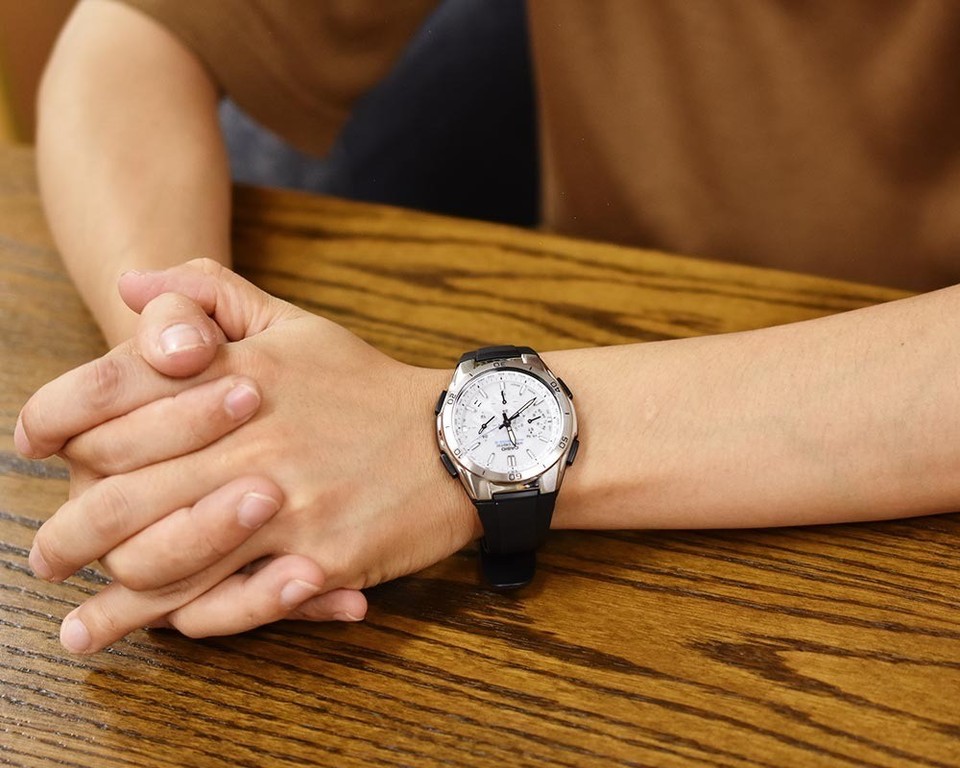 Brand New Casio Wave Ceptor WVQ-M410-7AJF Men’s Tough Solar White Watch Japan | eBay