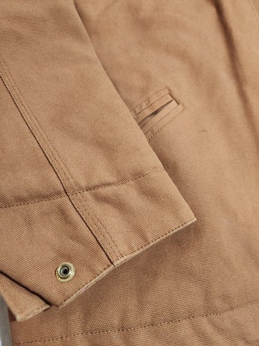 Vintage Carhartt Detroit J97 Style Brown Canvas Jacket Cornerstone Size ...