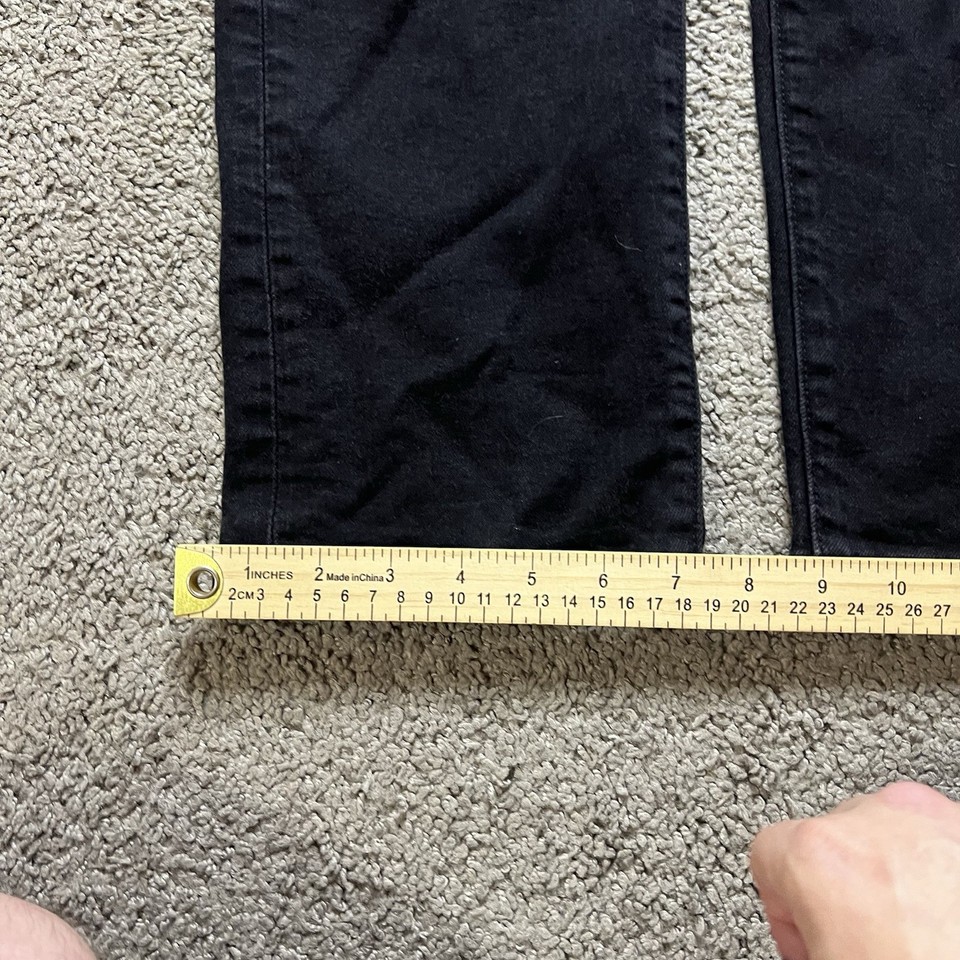Levi's Jeans Mens 34x32 Black Engineered Premium Denim (34x29) | eBay