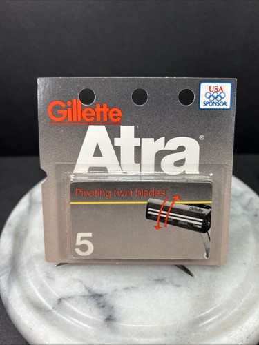 VTG Gillette Atra Twin Cartridge Safety Razor Blades W/box 35 Total NOS ...