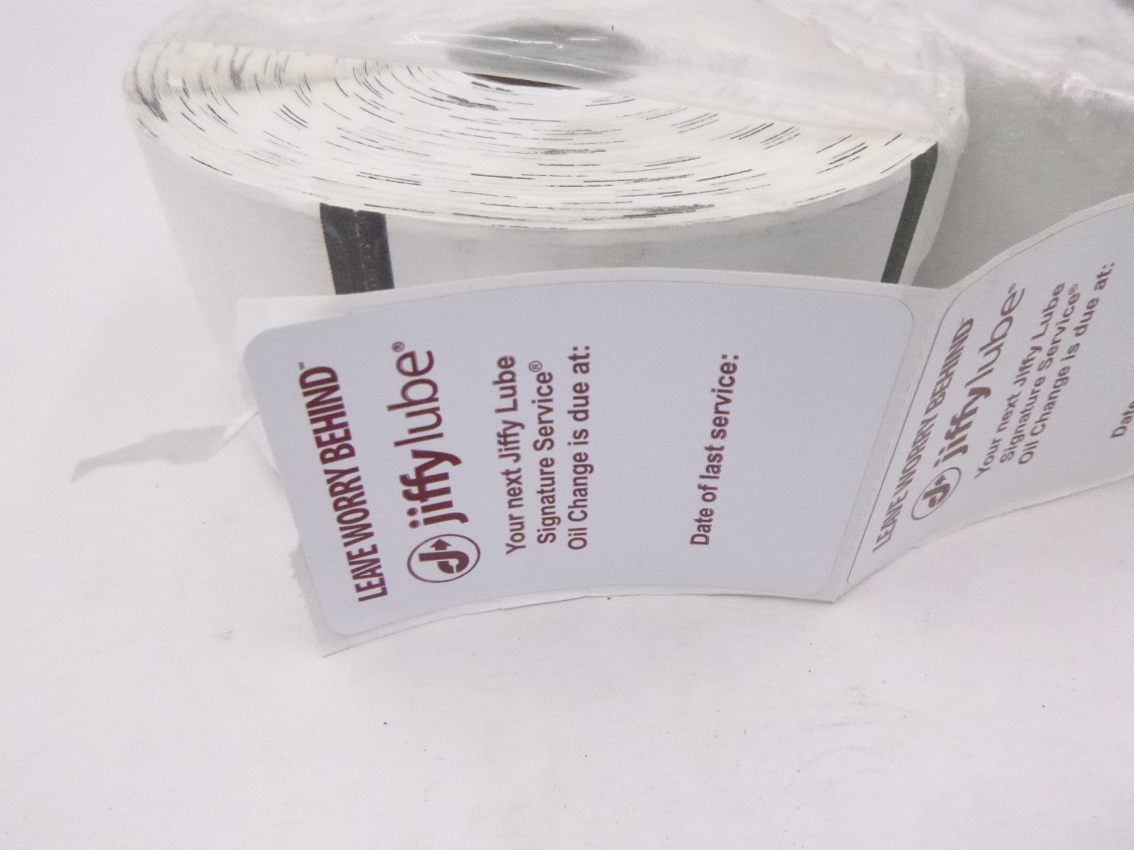 2 Pk Jiffy Lube Service Write On Labels 6101019 1.8125"x2.5" 1000 Total ...