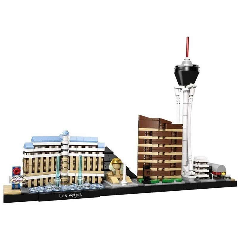 City Skyline Building Blocks Set - New York, London, Dubai Landmarks ...